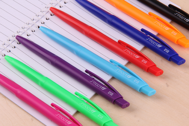 SKB IB-1006舒活炫彩中油筆0.6mm (12入/盒) - 麗文1460日